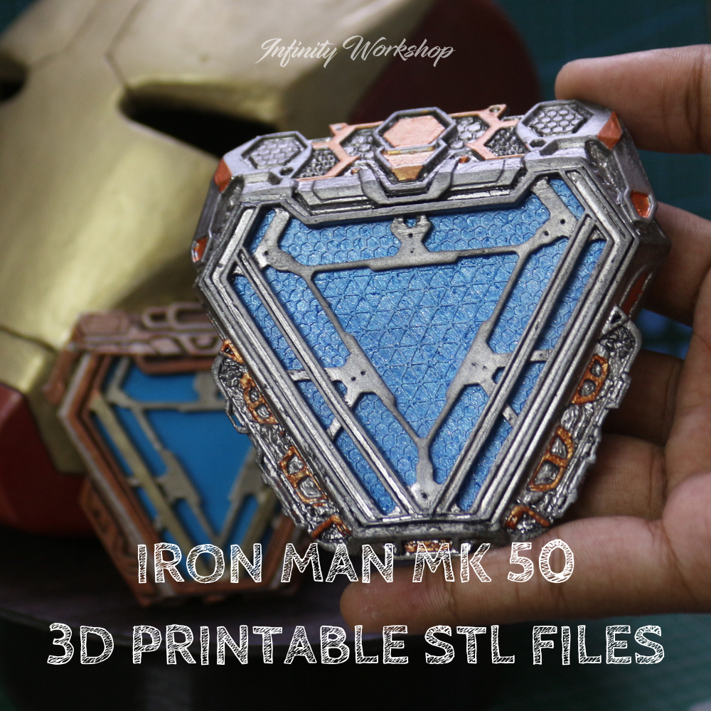 Iron Man MK 50 Arc Reactor 3D Files - Infinity Workshop